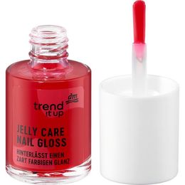 trend !t up Nagelpflege Jelly Care Gloss 010 Bright Berry Red