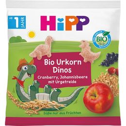 HiPP Kindersnack Urkorn-Dinos Cranberry, Johannisbeere, Urgetreide ab 1 Jahr
