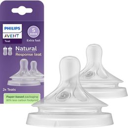 Trinksauger Natural Response Silikon, Durchflussrate 5 Philips Avent