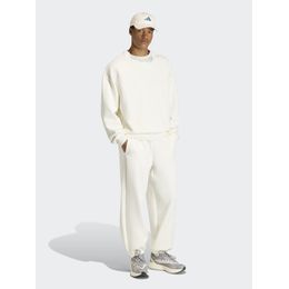 adidas Sportswear Sweatshirt 'Soft Lux' Herren Gr&ouml;&szlig;e L/XL offwhite