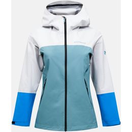 Peak Performance Trail Hipe Hardshelljacke Damen - Gr&ouml;&szlig;e S - wei&szlig;