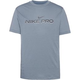 Nike DRI-FIT PRO Funktionsshirt Herren - Gr&ouml;&szlig;e S - grau