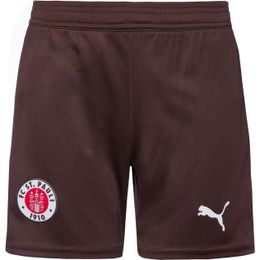 Puma FC St. Pauli Funktionsshorts Kinder - Gr&ouml;&szlig;e 164 - braun