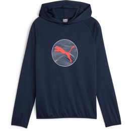 Puma ACTIVE SPORTS Hoodie Jungen - Gr&ouml;&szlig;e 128 - blau