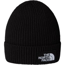 The North Face LOGO Beanie Kinder - Gr&ouml;&szlig;e Einheitsgr&ouml;&szlig;e - schwarz