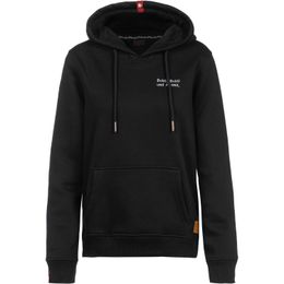 Kleinigkeit Bussi Bussi Hoodie Damen - Gr&ouml;&szlig;e S - schwarz