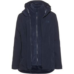 Jack Wolfskin MOONRISE 3IN1 Doppeljacke Damen - Gr&ouml;&szlig;e XS - blau