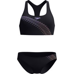 Speedo Medley Bikini Set Damen - Gr&ouml;&szlig;e 38 - schwarz