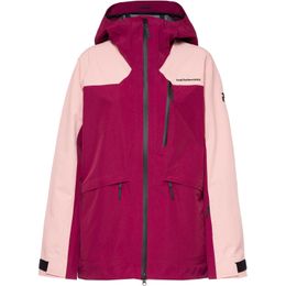Peak Performance Vertec Hardshelljacke Damen - Gr&ouml;&szlig;e M - rot