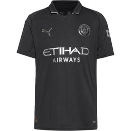 Puma Manchester City 25-26 Ausw&auml;rts Teamtrikot Herren - Gr&ouml;&szlig;e XL - schwarz