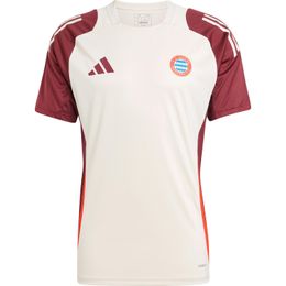 Adidas FC Bayern M&uuml;nchen Funktionsshirt Herren - Gr&ouml;&szlig;e S - beige