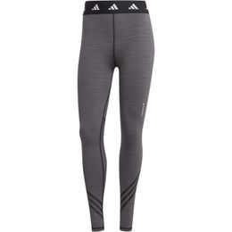 Adidas TECHFIT 3-STREIFEN Tights Damen - Gr&ouml;&szlig;e S - grau