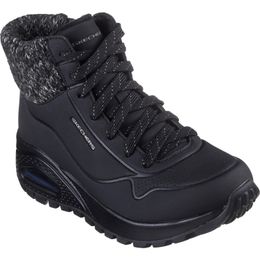 Skechers Uno Rugged Boots Damen - Gr&ouml;&szlig;e 36 1/2 - schwarz