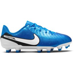 Nike Jr. Tiempo Legend 10 Academy MG Fu&szlig;ballschuhe Kinder - Gr&ouml;&szlig;e 37 1/2 - blau