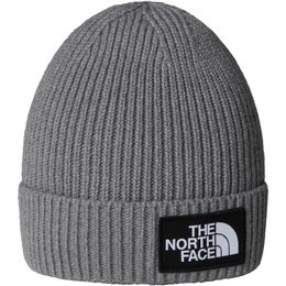 The North Face LOGO Beanie Kinder - Gr&ouml;&szlig;e Einheitsgr&ouml;&szlig;e - grau