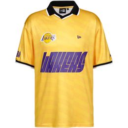 New Era Los Angeles Lakers T-Shirt Herren - Gr&ouml;&szlig;e L - gelb