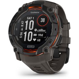 Garmin Instinct 3 Solar 50 mm Sportuhr - Gr&ouml;&szlig;e Einheitsgr&ouml;&szlig;e - schwarz