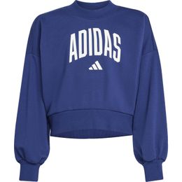 Adidas Essentials Collegiate Sweatshirt M&auml;dchen - Gr&ouml;&szlig;e 164 - blau