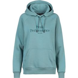 Peak Performance Original Hoodie Damen - Gr&ouml;&szlig;e S - blau