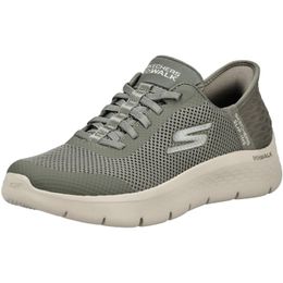 Skechers Go Walk Flex Sneaker Damen - Gr&ouml;&szlig;e 36 1/2 - oliv