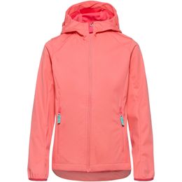 McKINLEY Abe Softshelljacke M&auml;dchen - Gr&ouml;&szlig;e 164 - rot