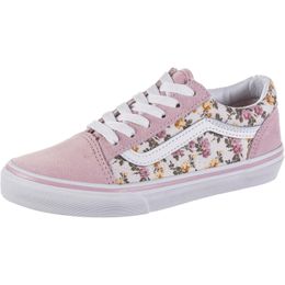 Vans Old Skool ROMANTIC FLORAL Sneaker M&auml;dchen - Gr&ouml;&szlig;e 32 - rosa