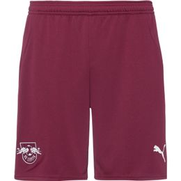 Puma RB Leipzig 24-25 Ausw&auml;rts Fu&szlig;ballshorts Herren - Gr&ouml;&szlig;e M - rot