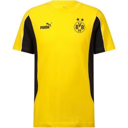 Puma Borussia Dortmund T-Shirt Herren - Gr&ouml;&szlig;e S - gelb
