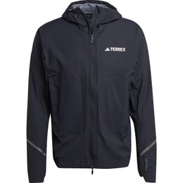 Adidas XPR LIGHT RAIN Laufjacke Herren - Gr&ouml;&szlig;e XXL - schwarz