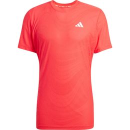 Adidas Freelift Tennisshirt Herren - Gr&ouml;&szlig;e XL - rot