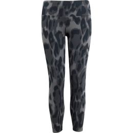 Adidas AOP 7-8 Leggings M&auml;dchen - Gr&ouml;&szlig;e 164 - grau