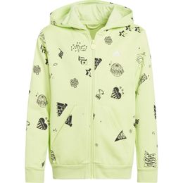 Adidas Sweatjacke Jungen - Gr&ouml;&szlig;e 152 - gr&uuml;n