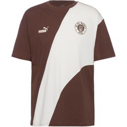 Puma FC St. Pauli T-Shirt Herren - Gr&ouml;&szlig;e S - braun