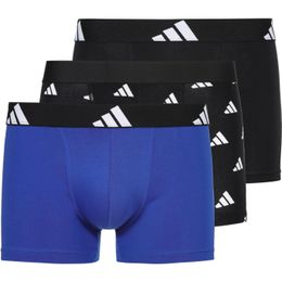 Adidas Trunk 3PK Unterhose Herren - Gr&ouml;&szlig;e L - schwarz