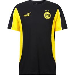 Puma Borussia Dortmund T-Shirt Herren - Gr&ouml;&szlig;e M - schwarz