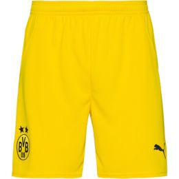 Puma Borussia Dortmund 24-25 Ausw&auml;rts Fu&szlig;ballshorts Herren - Gr&ouml;&szlig;e M - gelb