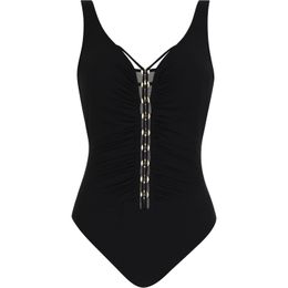 Sunflair Badeanzug Damen - Gr&ouml;&szlig;e 46 / C - schwarz