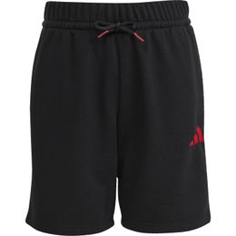 Adidas Shorts Jungen - Gr&ouml;&szlig;e 128 - schwarz