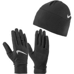 Nike Essential Set M&uuml;tze und Handschuhe Damen - Gr&ouml;&szlig;e M/L - schwarz