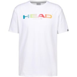 Head Rainbow T-Shirt Herren - Gr&ouml;&szlig;e M - wei&szlig;