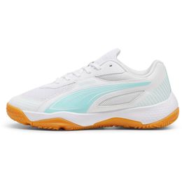 Puma Solarflash III Jr Hallenschuhe Kinder - Gr&ouml;&szlig;e 37 - wei&szlig;