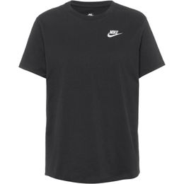 Nike Club T-Shirt Damen - Gr&ouml;&szlig;e L - schwarz