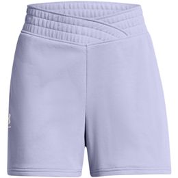 Under Armour Rival Terry Sweatshorts Damen - Gr&ouml;&szlig;e S - lila