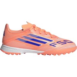 Adidas F50 LEAGUE TF J Fu&szlig;ballschuhe Kinder - Gr&ouml;&szlig;e 38 - orange