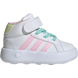 Adidas GRAND COURT MID Sneaker Kinder - Gr&ouml;&szlig;e 27 - wei&szlig;