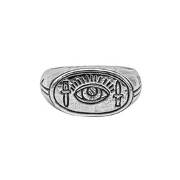 Haze&Glory Haze&Glory Ring 'Evil Eye' Herren Gr&ouml;&szlig;e 66 silber