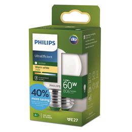 Philips LED-Lampe tropfenform E27 A 60 W 806 lm matt warmwei&szlig;