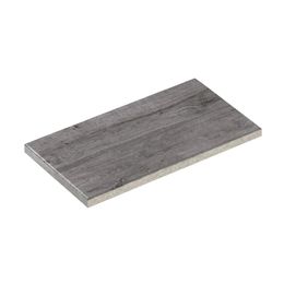 DIEPHAUS Terrassenplatte 'Natura Fino' Beton Holzoptik mittelgrau 60 x 30 x 4 cm
