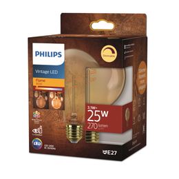 Philips LED-Lampe 'Amber' E27 25 W G95 270 lm dimmbar