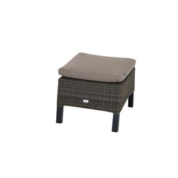 siena GARDEN Gartenhocker 'Taranto' Aluminium taupe 50 x 54 x 54 cm